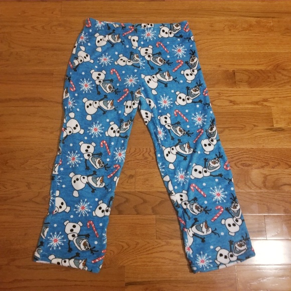 Disney | Intimates & Sleepwear | Frozens Olaf Plush Sleep Pant | Poshmark